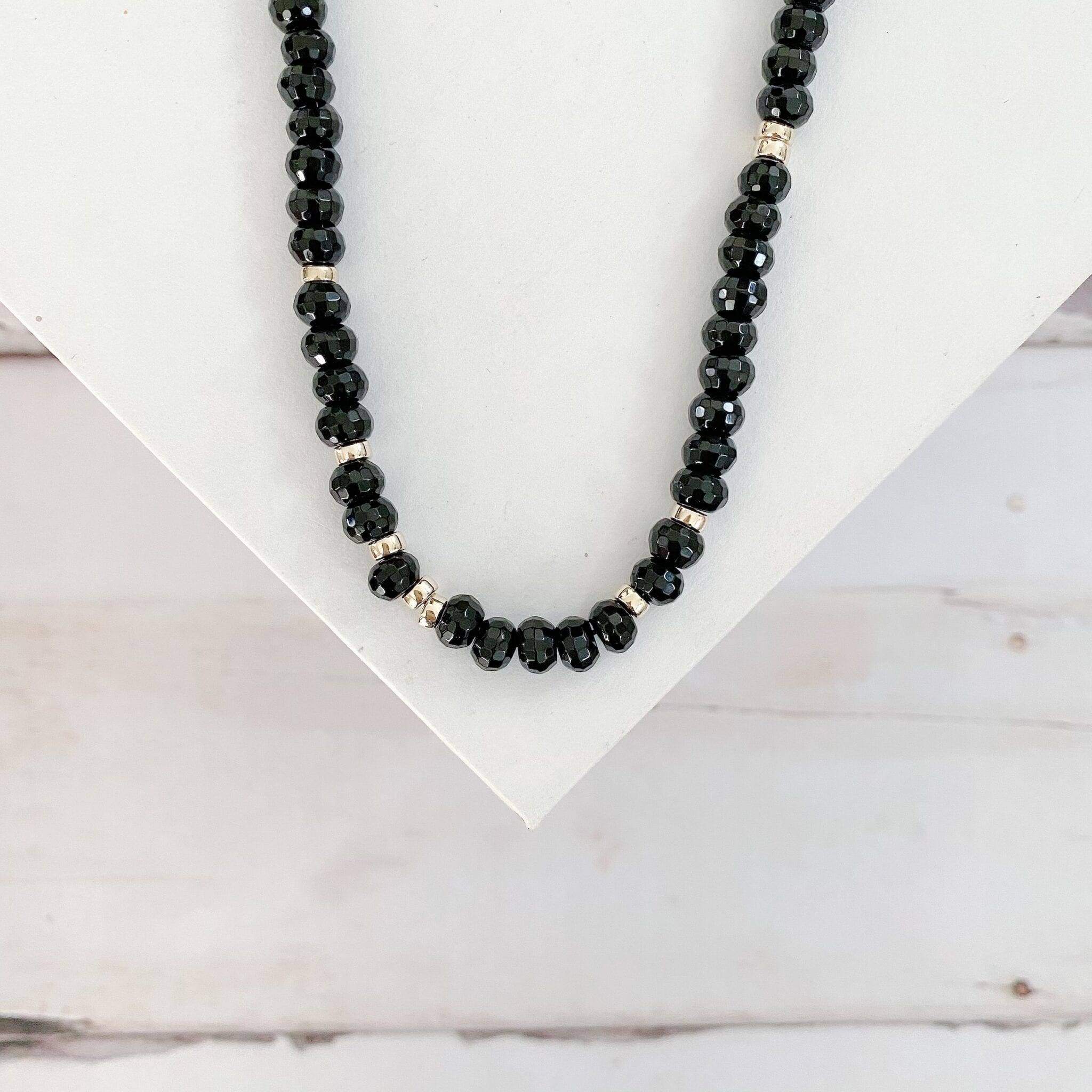 Esme One of a Kind Silk Knotted Rainbow Gemstone Open Loop Necklace ...