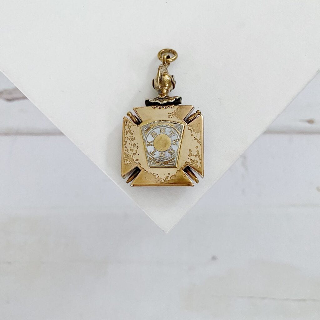 Rare Antique Knights Templar Iron Cross Watch Fob – WinterLemon
