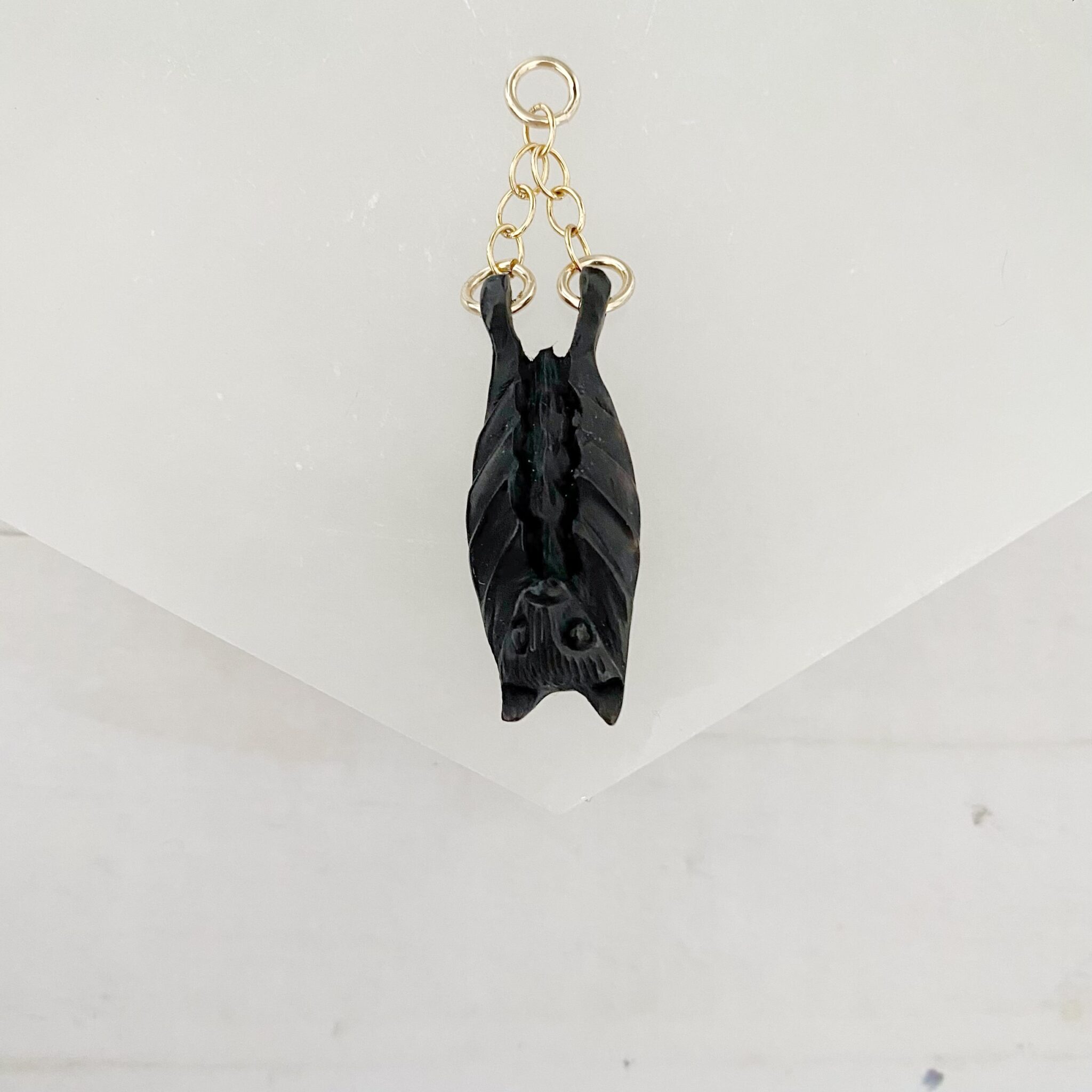 Lucky Hand Carved Bat Pendant – WinterLemon